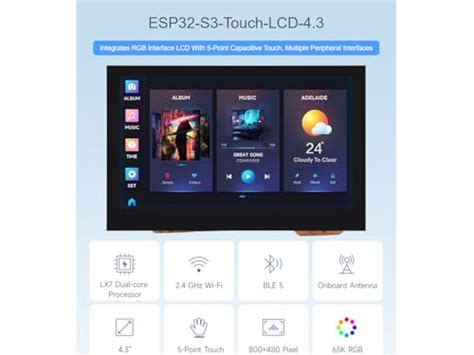 Unlock Your Creativity With Esp32 S3 Touch Lcd Board Electronikz