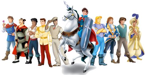 Príncipes 🌟 Disney Princes Disney Cartoon Characters Disney Cartoons