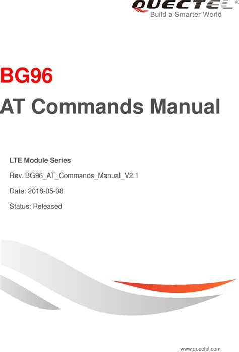 Quectel Bg96 At Commands Manual V21