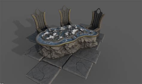 Blender 3 Stylized Map Room 3d Environment R3dmodeling