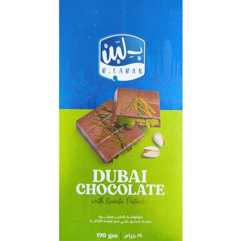Blaban Dubai Chocolate With Kunafa Pistachio Milk Chocolate Delicious