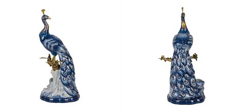 Статуэтка фарфоровая Павлин Peacock по цене 28 500 руб купить в Санкт петербурге с доставкой по