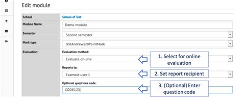 Staff Guide Module Evaluation Mms Help