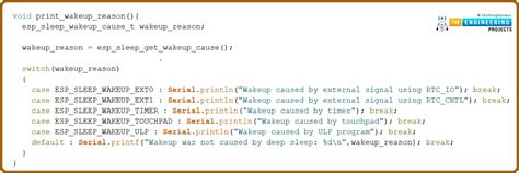 Esp32 Low Power Modes The Engineering Projects Artofit