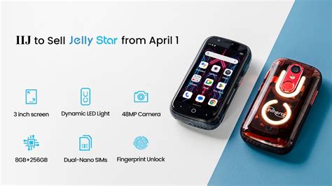 Iij To Sell Unihertz Jelly Star Through Iijmio Mobile Supply Service F
