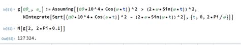 Calculus And Analysis Value Given By Nintegrate Is Double Of