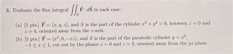 solved evaluate the flux integral ∬svec f dvec s ﻿in each
