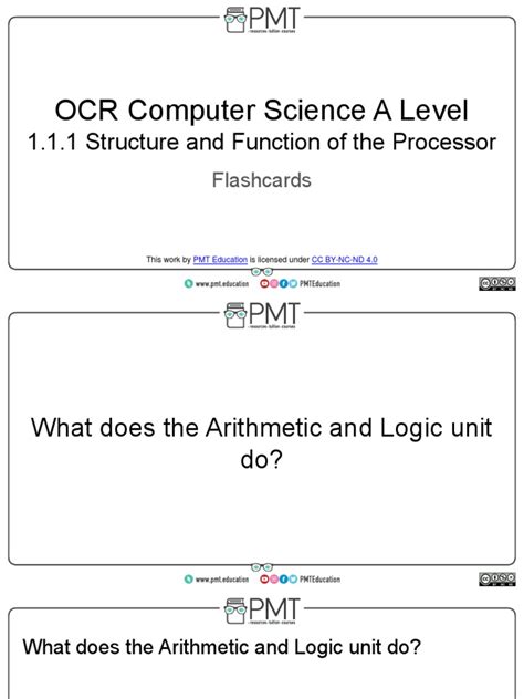 ocr computer science a level 1 1 1 structure and function of the processor pdf flash memory