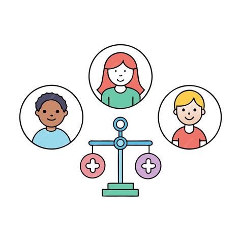 Premium Vector Gender Equality Icons Promoting Inclusivity And