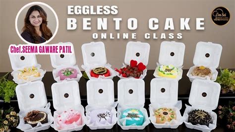 Bhushan Gawarepatil On Linkedin Eggless Bento Cake Online Class To