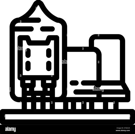 Analog Electronics Line Icon Vector Illustration Stock Vector Image