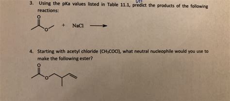 solved ut 3 using the pka values listed in table 11 1
