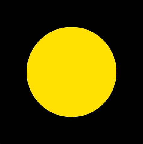 Yellow Solid Dot On Black Background Isolated Yellow Dot 20292991 Vector Art At Vecteezy