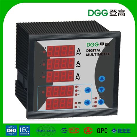 Electricity Energy Power Digital Programmable Combined Meter For Electricity Current Voltmeter