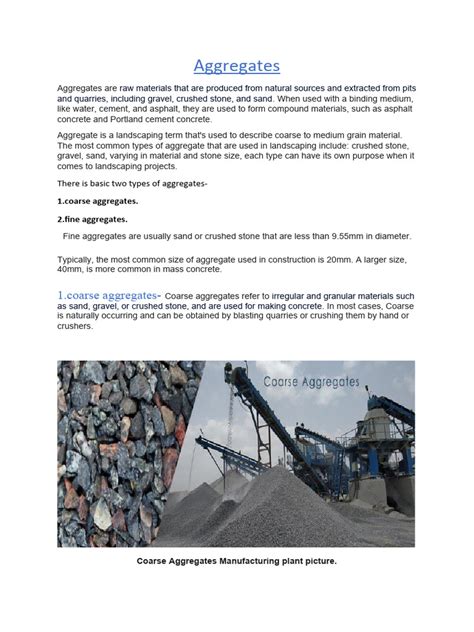 aggregate pdf construction aggregate concrete