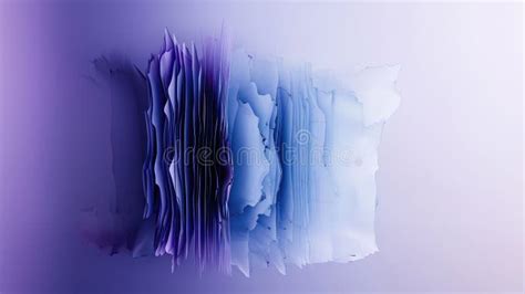 Abstract Paper Layers Glitch Effect Visualizing Big Data Concept Stock Illustration