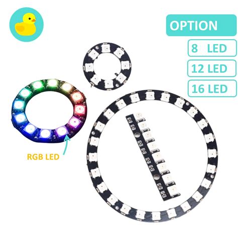 NeoPixel WS RGB LED Ring Module Stick Shopee Malaysia