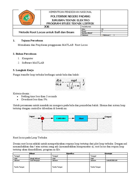 Matlab Root Locus Pdf