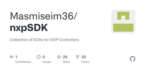 GitHub Masmiseim NxpSDK Collection Of SDKs For NXP Controllers