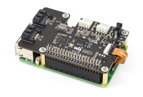 Waveshare Sata Hat Adds Two Sata 3 0 Ports To Raspberry Pi 5 Cnx Software