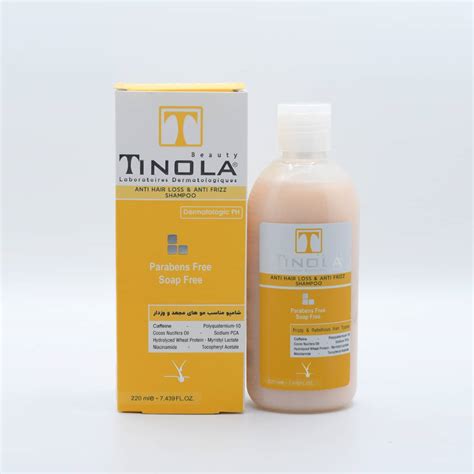 شامپو ضد ریزش و تقویت کننده مو مجعد و وزدار تینولا