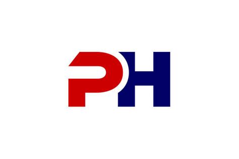 Ph Logo Design Vector Graphic By Xcoolee · Creative Fabrica