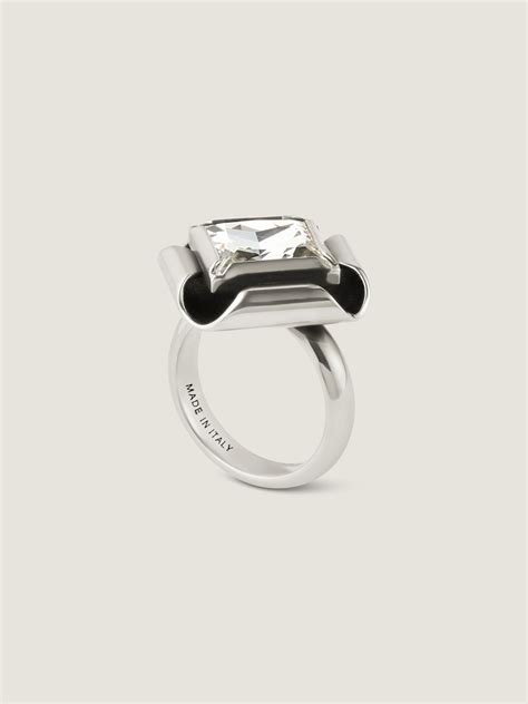 Deconstructed Crystals Ring In Metal And Crystals Givenchy Us Givenchy