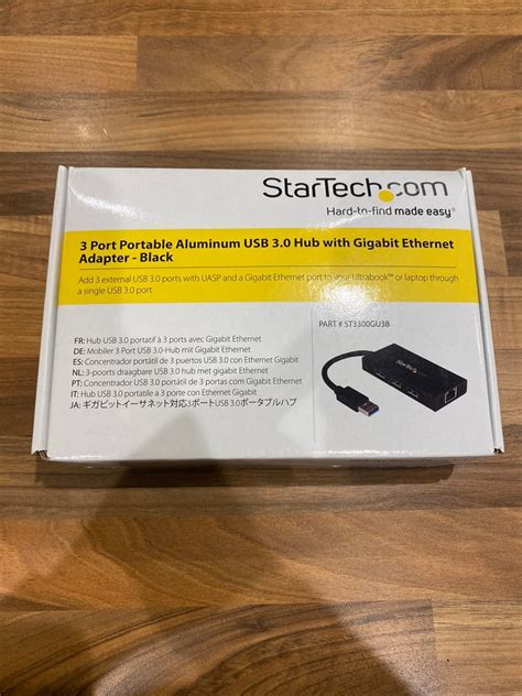 StarTech Port Portable Aluminum USB Hub With Gigabit Ethernet In Clifton