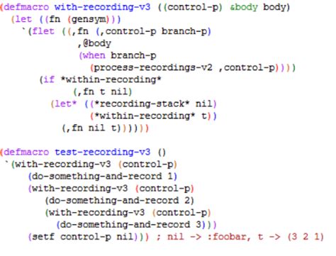 Accommodating Different Macro Branches In One Function With The Download Scientific Diagram