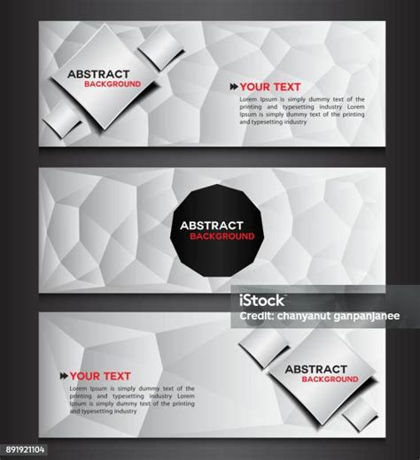 화이트 배너 서식 파일 다각형 배경 머리글 웹 페이지 추상 0명에 대한 스톡 벡터 아트 및 기타 이미지 0명 2차 도형 3차원 형태 Istock