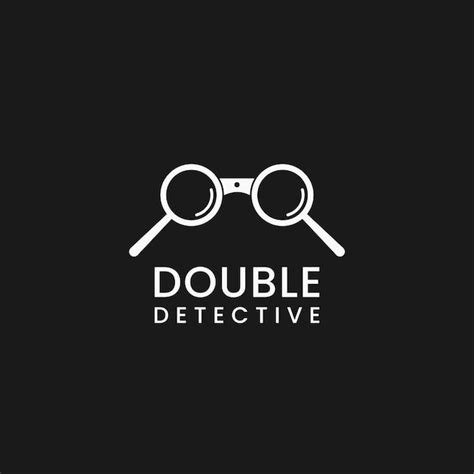 Premium Vector Illustration Double Magnifying Glass For Detective