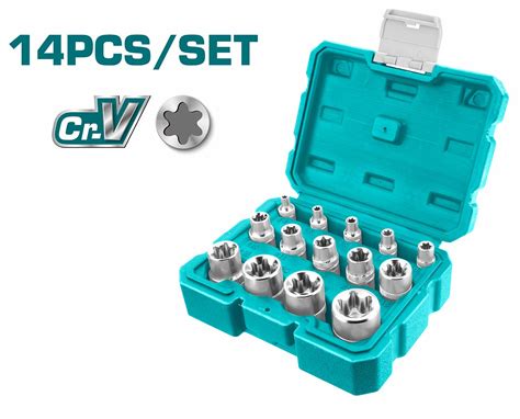 Thktets0114 14 Pcs E Type Socket Set Total Tools Malaysia Thktets0114 14 Pcs E Type Socket Set Total Tools Malaysia