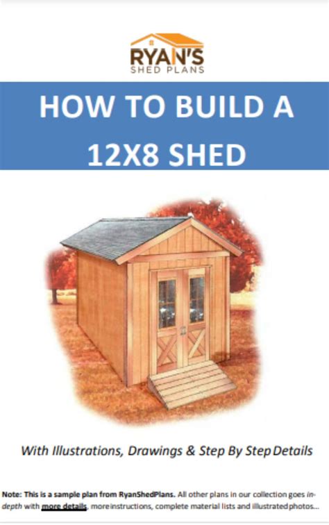 HOW TO BUILD A SHED With Illustrations Drawings Step By StepDetails