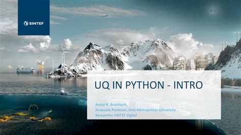 Pdf Uq In Python Intro · Uq In Python Intro André R Brodtkorb