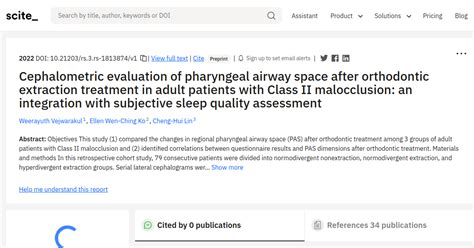 Cephalometric Evaluation Of Pharyngeal Airway Space After Orthodontic Extraction Treatment In