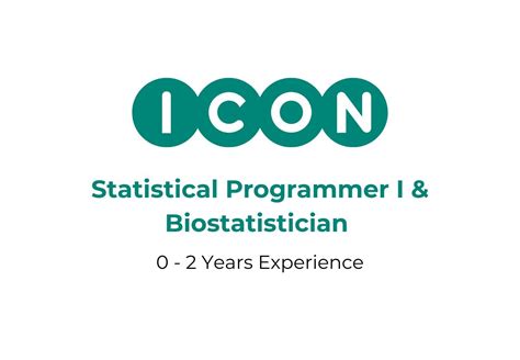 Statistical Programmer I And Biostatistician Jobs In Icon Plc