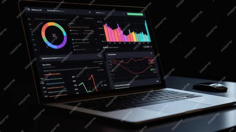 Premium Ai Image A Business Data Dashboard Showing Realtime Seo