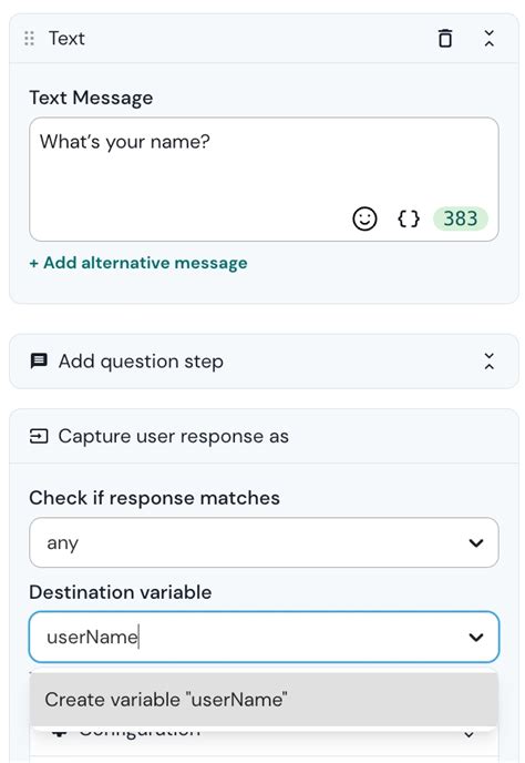 3 Collect And Display User Input Chatlayer Documentation