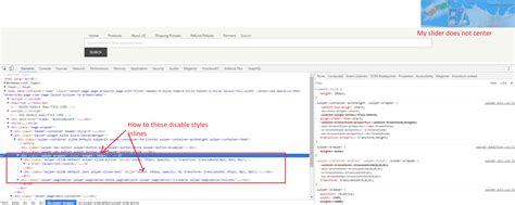 How To Disable Style Inline On Element Swiper Wrapper And Swiper Slide