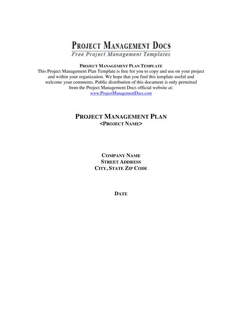 Project Management Plan Timeline Templates At Allbusinesstemplates Com
