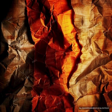 Ai创作图揉皱的牛皮纸 皱纹背景素材 褶皱面料肌理 皱纹纸背景素材 折皱的粗布底纹背景 扭曲的布纹 纹理肌理色块线条素材 褶皱的棉布 斑驳文艺皱折艺术背景 棕色抽象艺术纹理底图 炫彩背景曲线