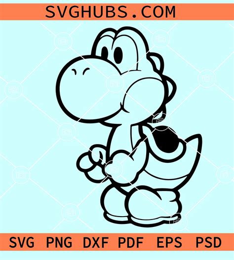 Super Mario Bros Yoshi Svg