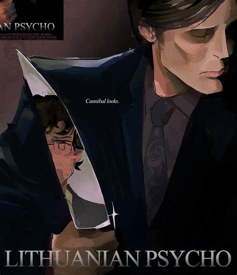 Hannibal Lecter Patrick Bateman And Will Graham American Psycho And More Drawn By