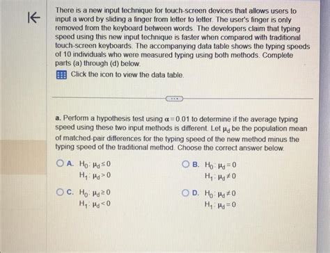 Solved There Is A New Input Technique For Touch Screen