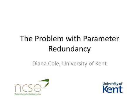Ppt The Problem With Parameter Redundancy Powerpoint Presentation Free Download Id7010455