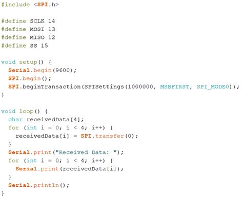 Spi Master And Slave Esp8266 Help R Embedded