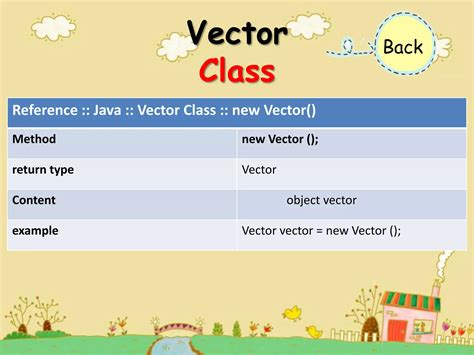 Function Java Vector Class Ppt