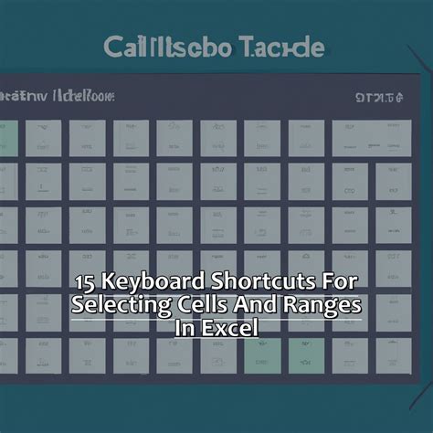 15 Keyboard Shortcuts For Selecting Cells And Ranges In Excel Manycoders