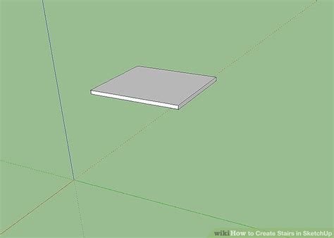 How To Create Stairs In Sketchup 6 Steps With Pictures
