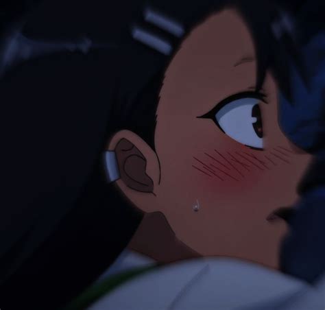 Nagatoro Anime Couple Kiss Cute Icons Anime